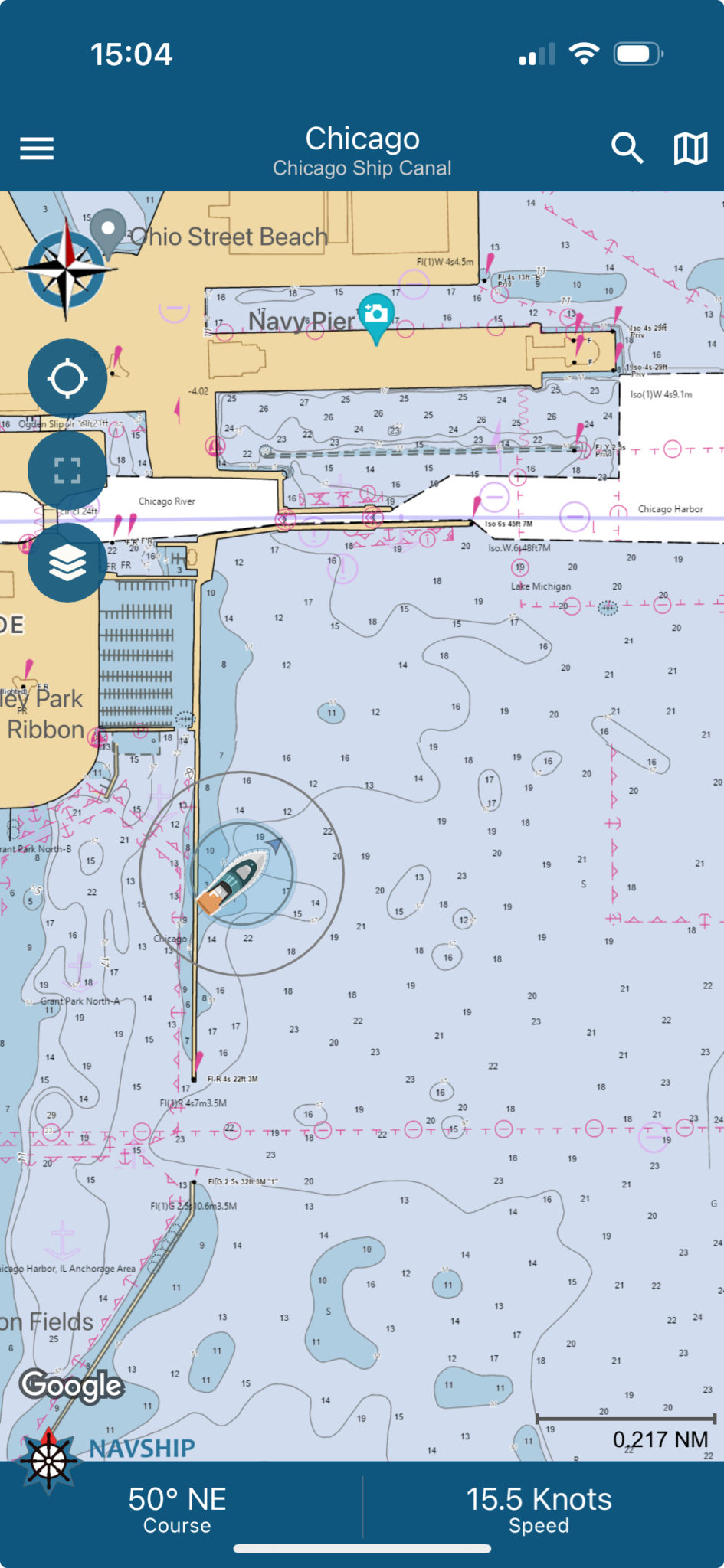 NOAA marks and depth data integration | NavShip Boating